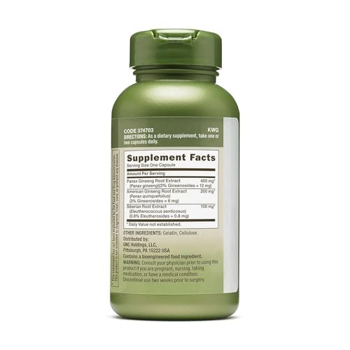 Panax ginseng for energy support
