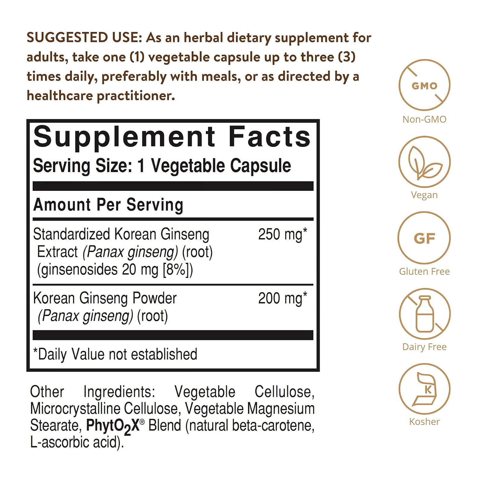 panax ginseng for energy support