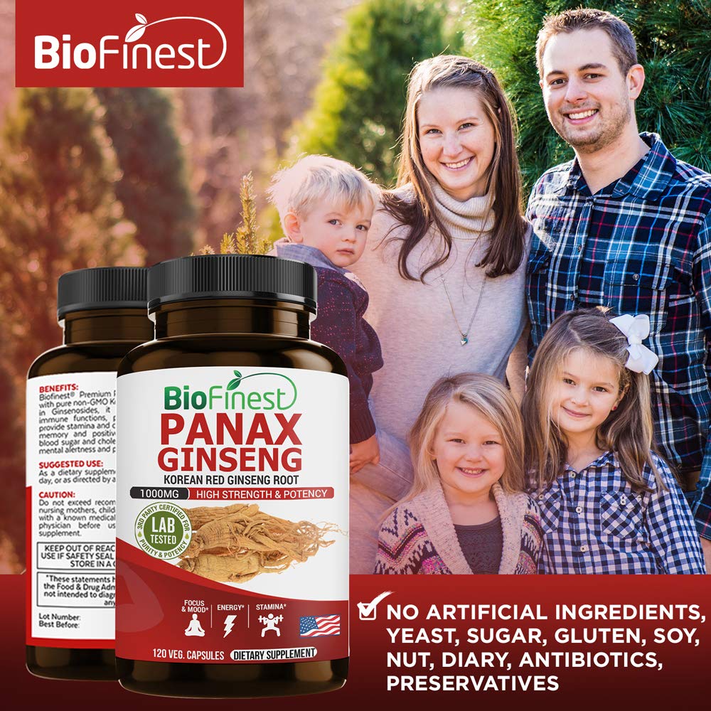 Panax ginseng for enhanced performance