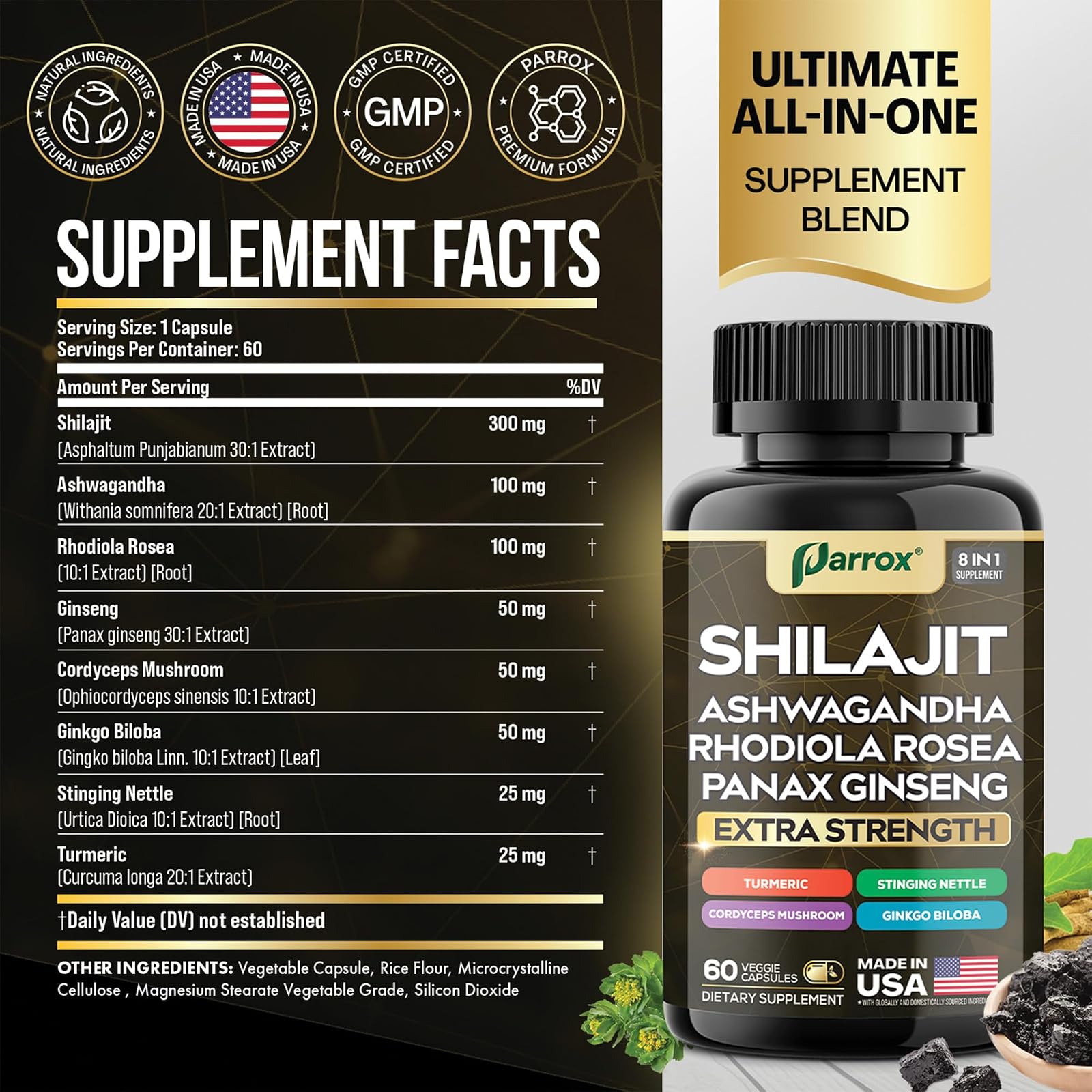Panax ginseng health benefits supplement