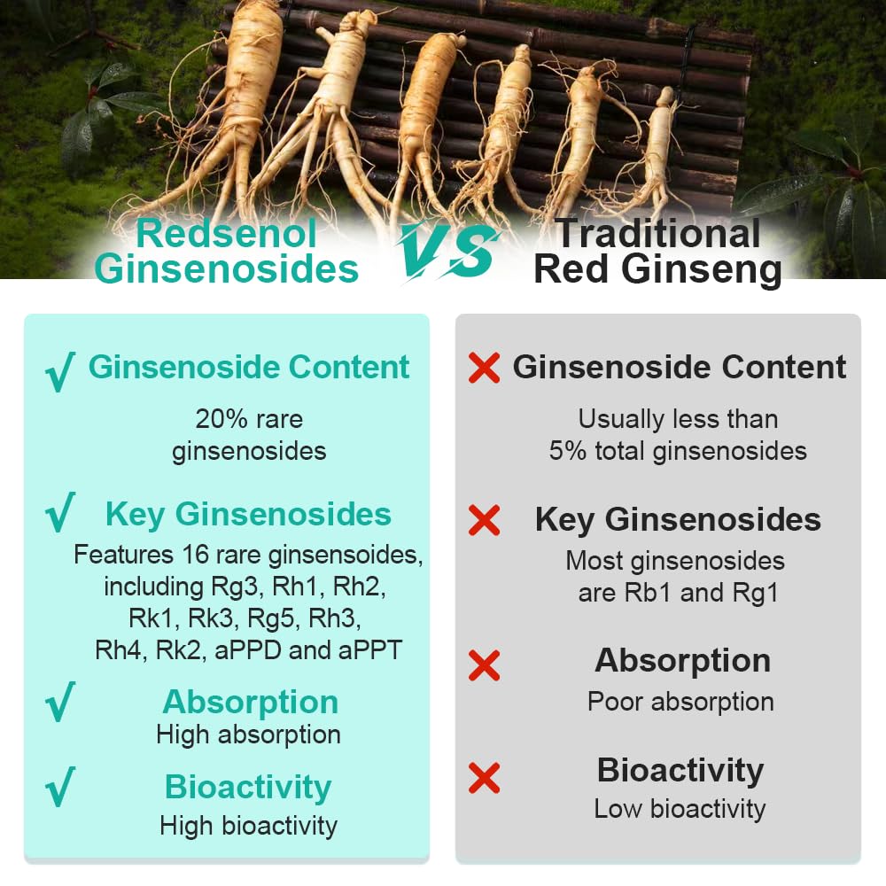 panax ginseng herbal supplement benefits