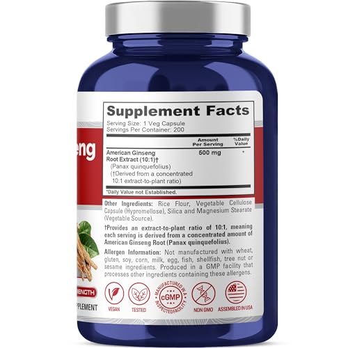 panax ginseng herbal supplement