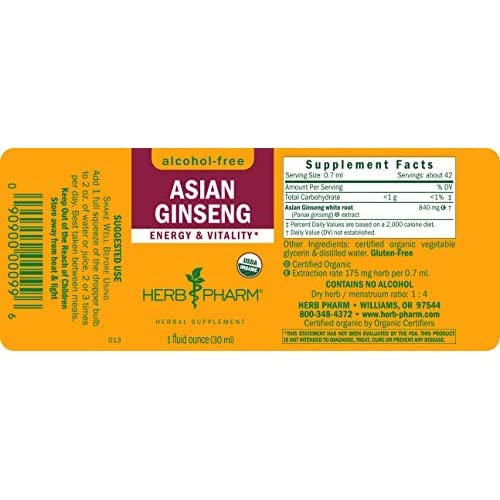 panax ginseng herbal supplement
