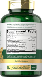 Panax ginseng herbal supplement