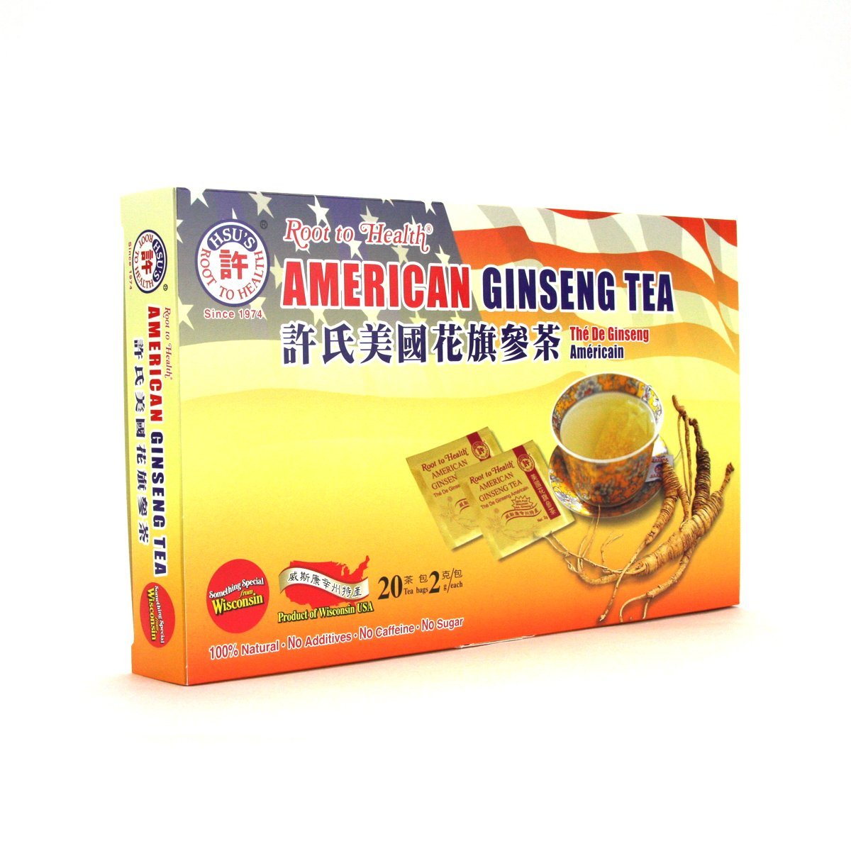 panax ginseng herbal tea bags