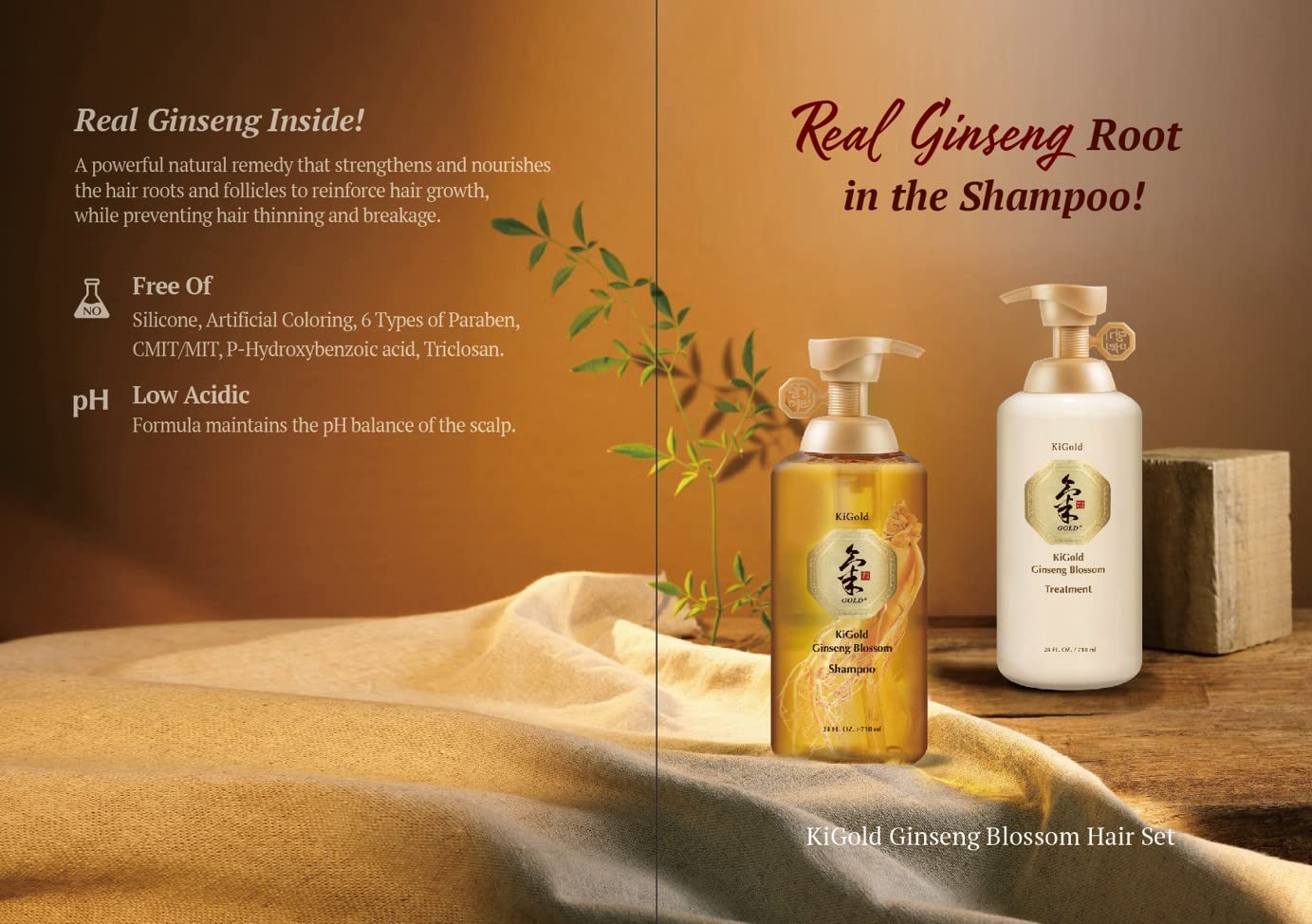 Panax ginseng revitalizing hair solution