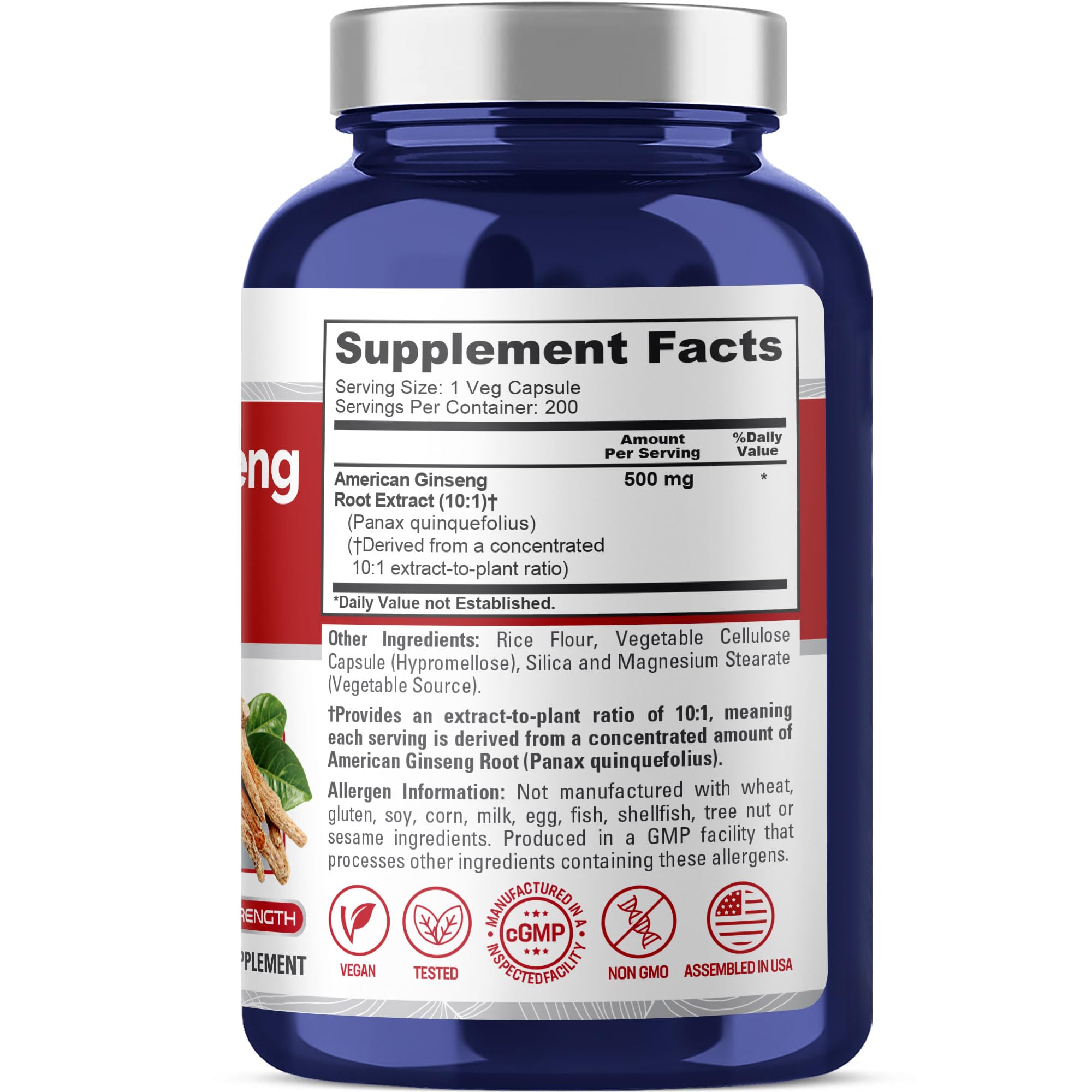 Panax ginseng root extract benefits