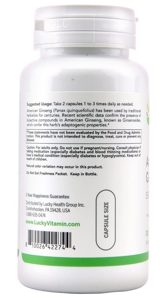 panax ginseng root extract capsules