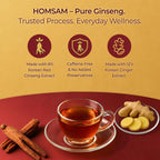 Panax ginseng with ginger blend