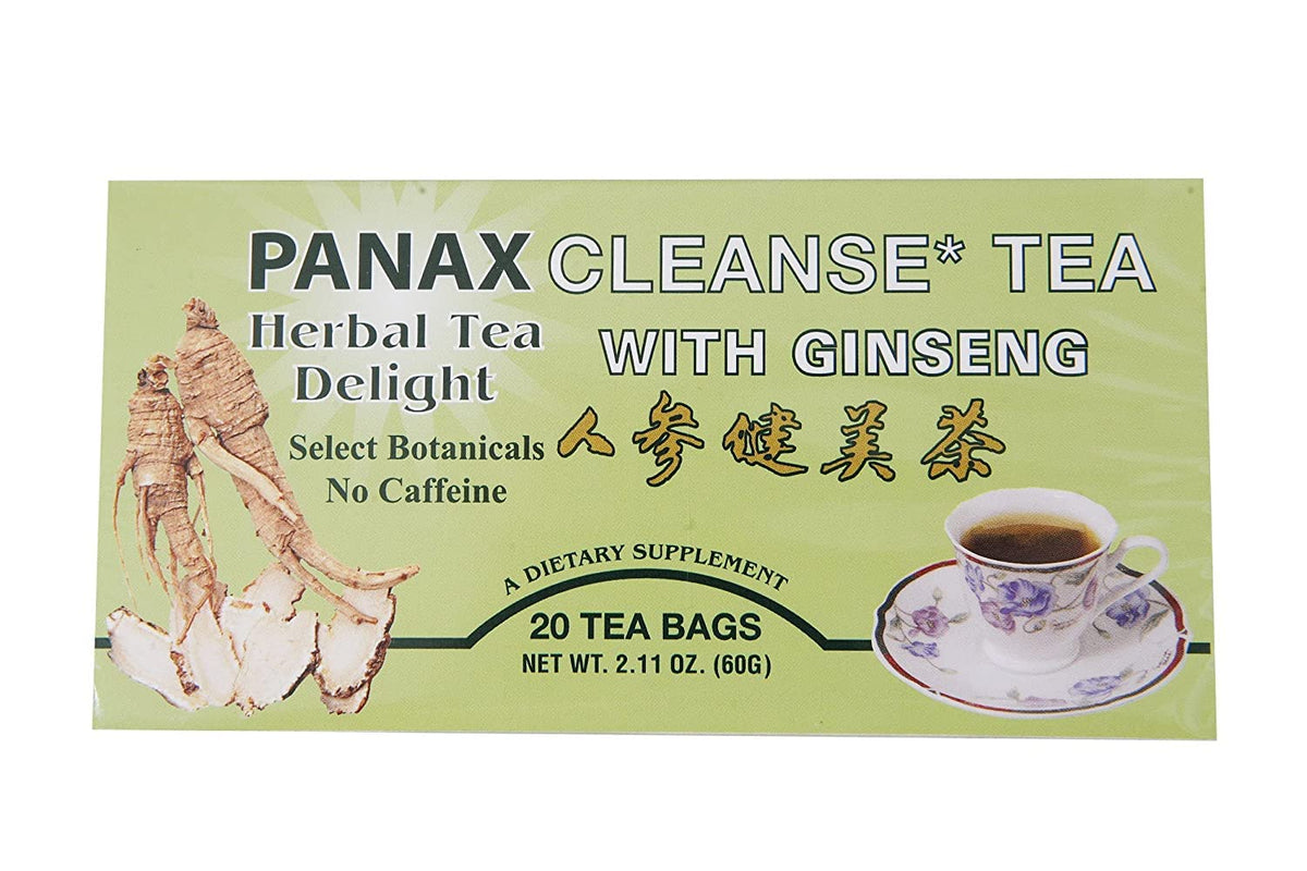 Panax herbal detox tea bags