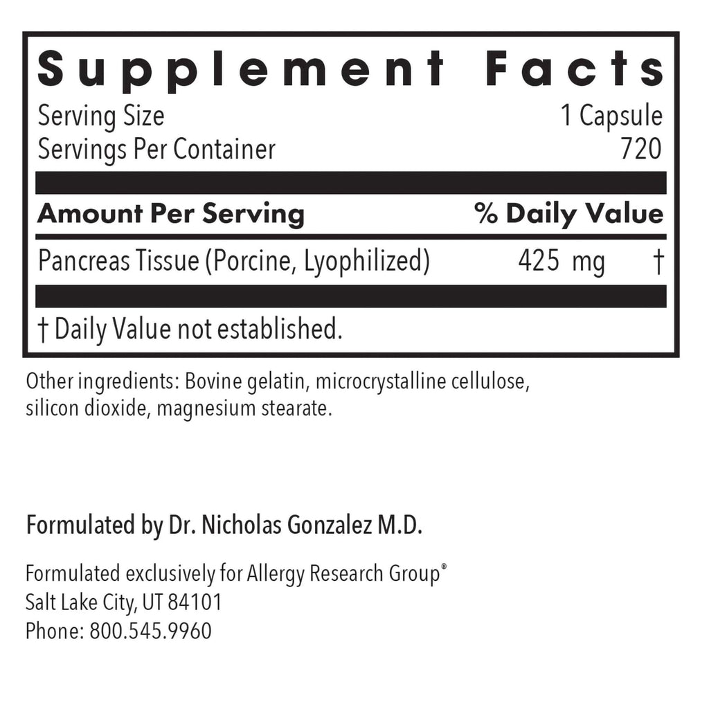 pancreas health support formula