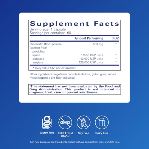 pancreatic enzyme formula for digestion