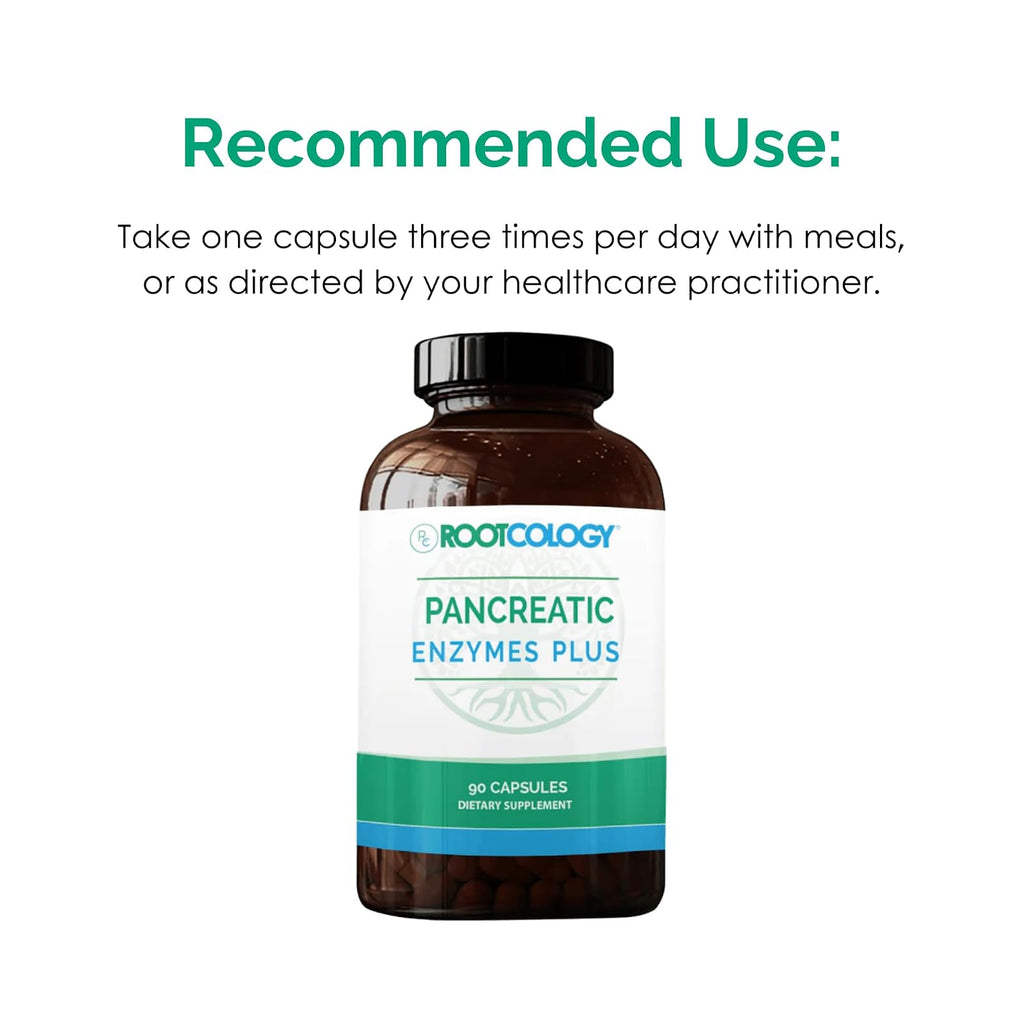 Pancreatic enzymes plus for digestive comfort