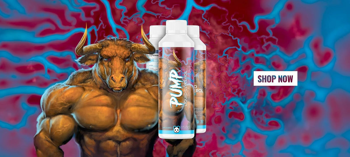 Panda Supps pump for muscle hydration