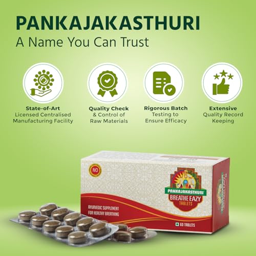 Pankajakasthuri Breathe Eazy herbal formula