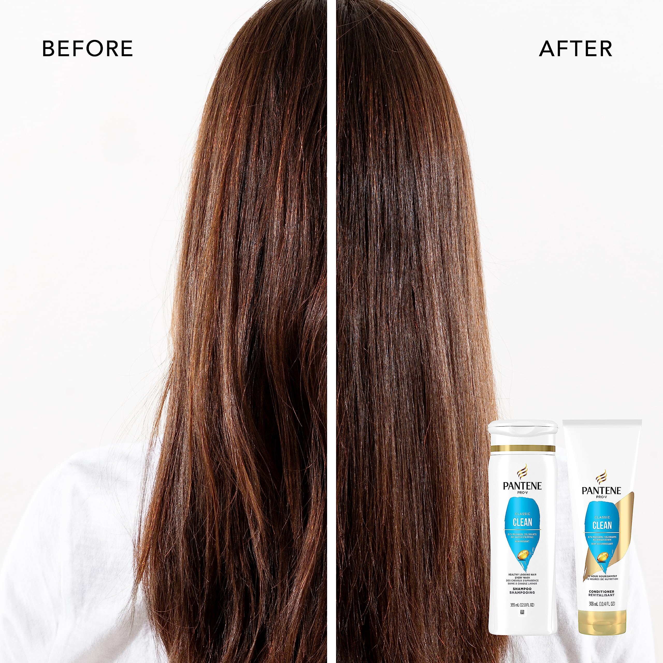 Pantene Pro shampoo for soft hair