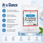 panthenol powder for healthy hair