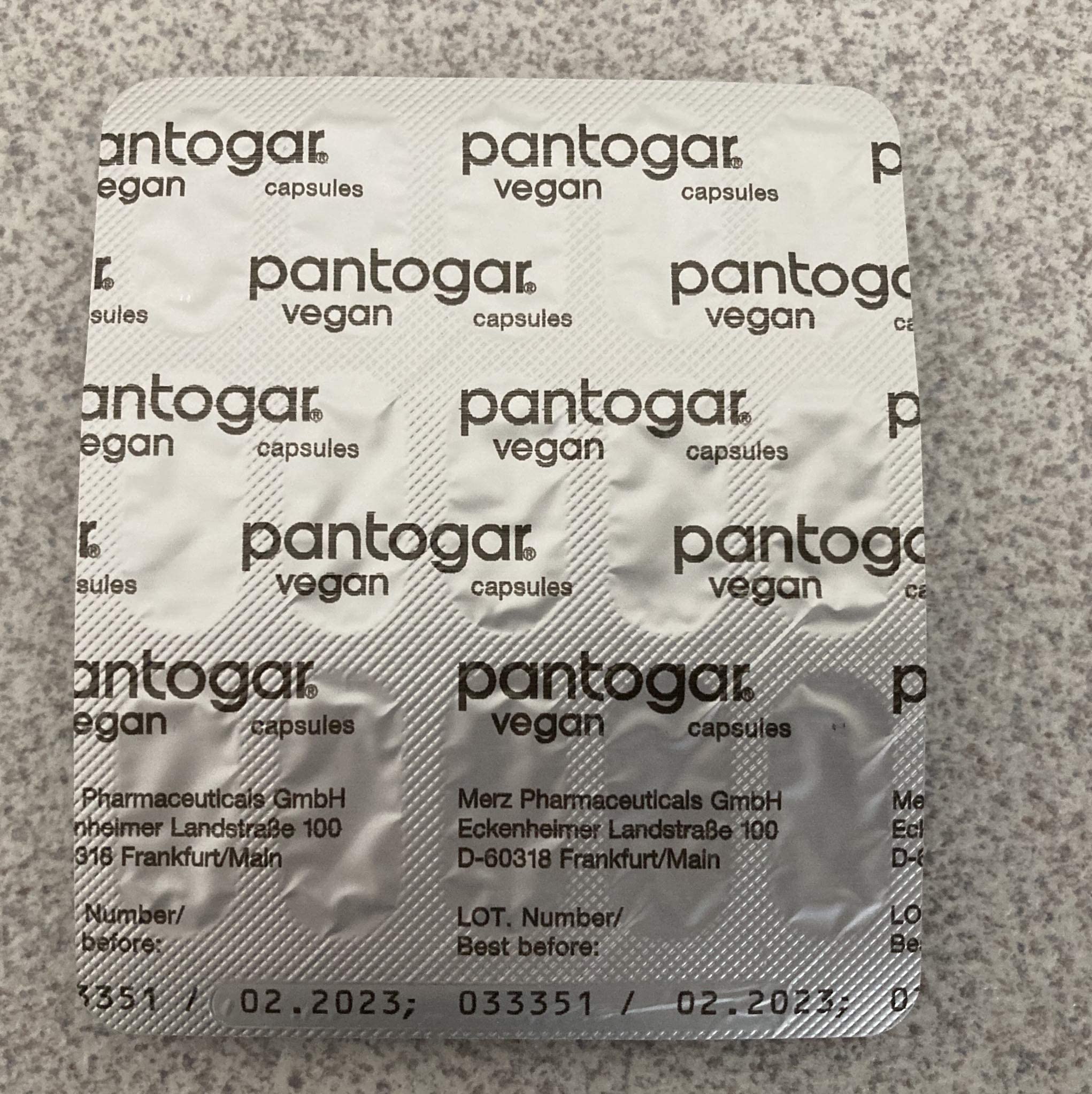 Pantogar hair and nail support formula
