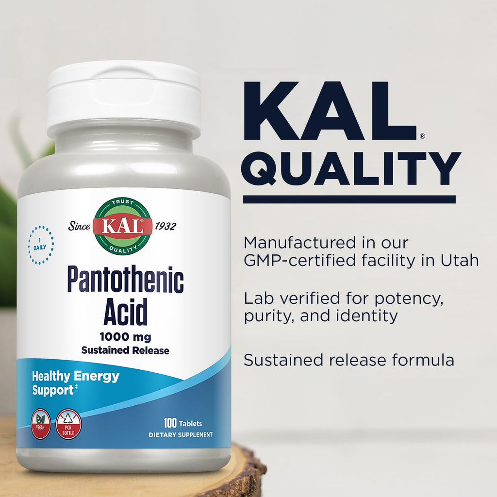 Pantothenic Acid for stress relief