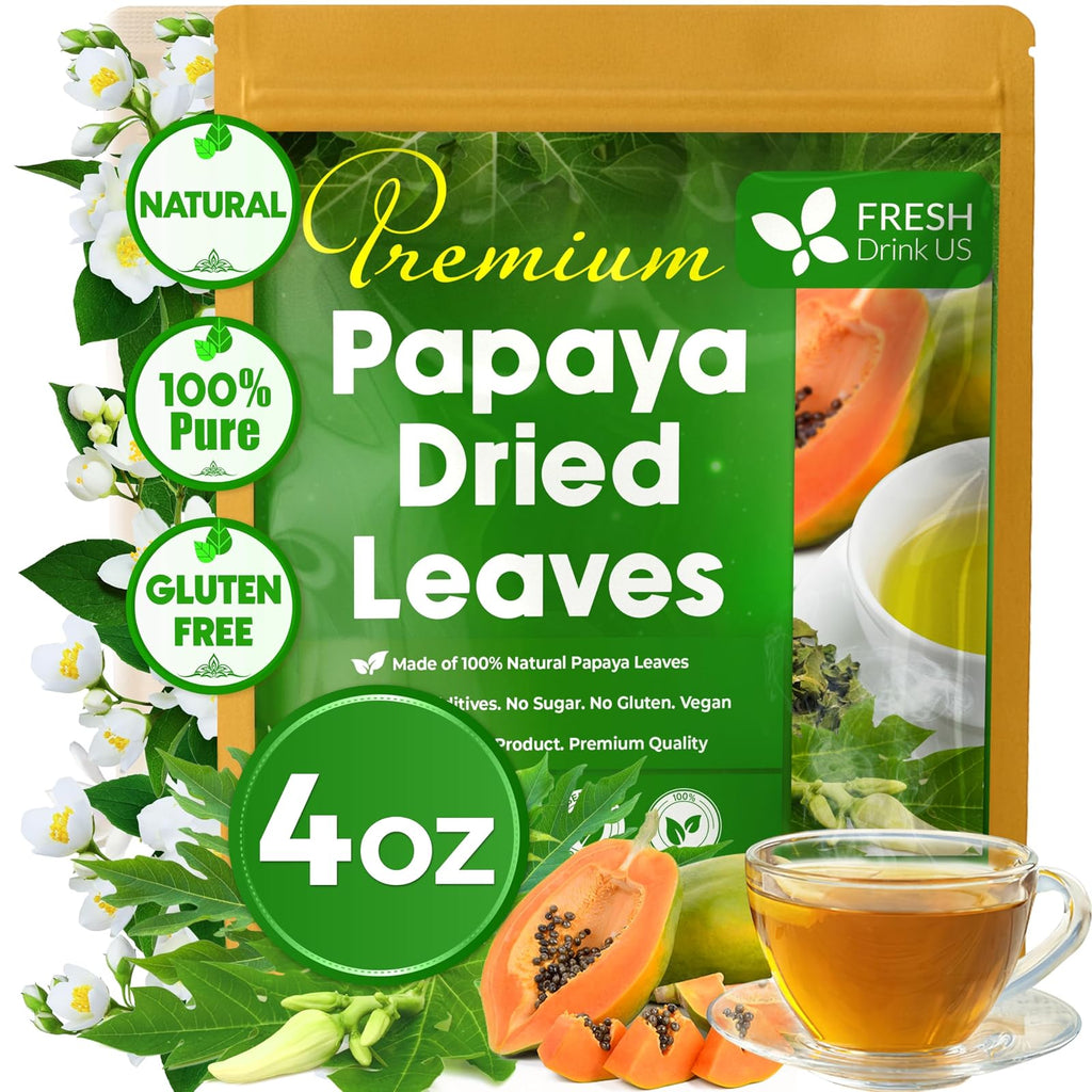 Papaya dried loose leaves herbal tea