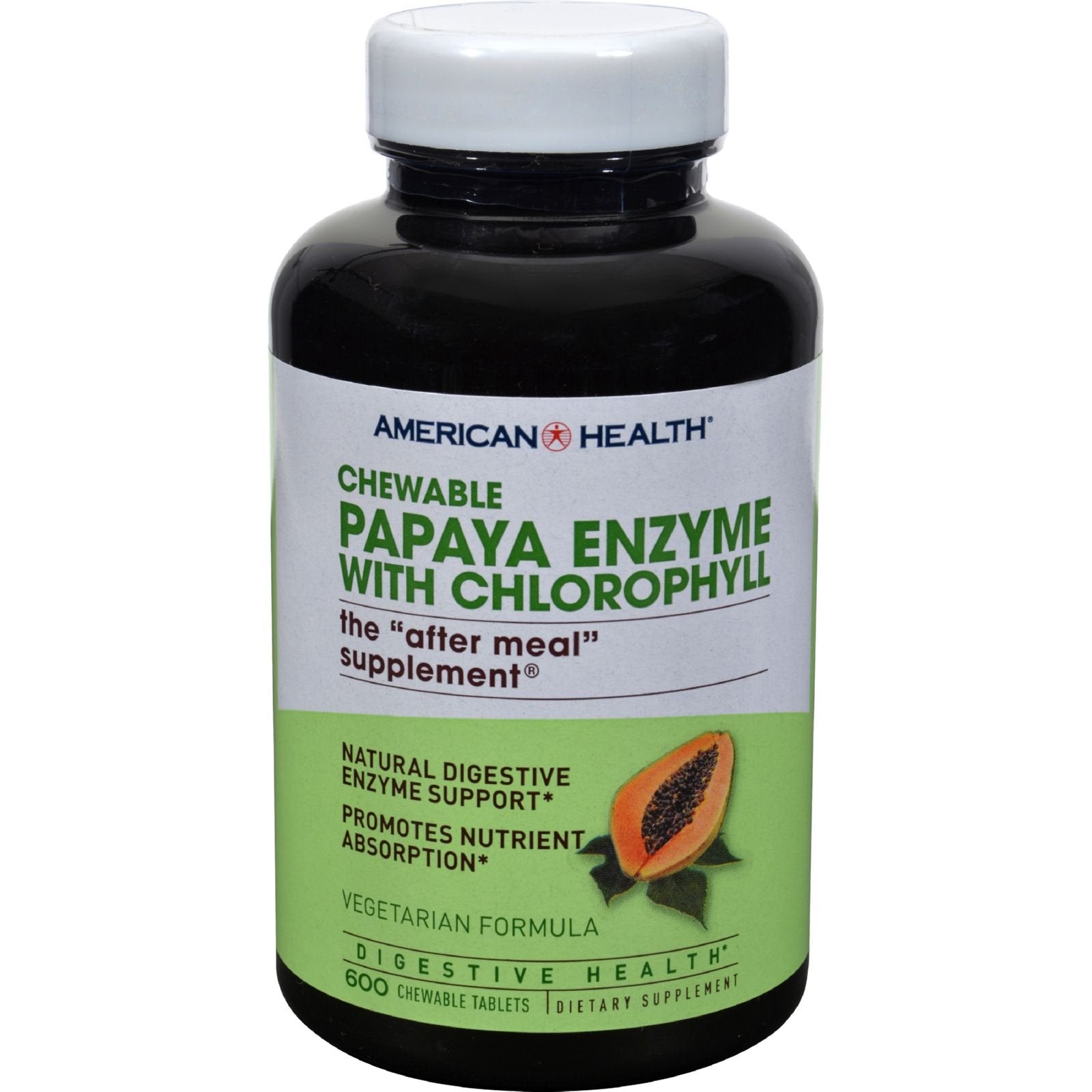 Papaya enzyme chewable tablets for digestion