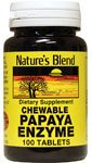 Papaya enzyme chewable tablets for digestion