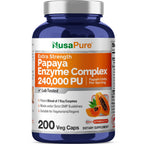 Papaya enzyme digestive support capsules