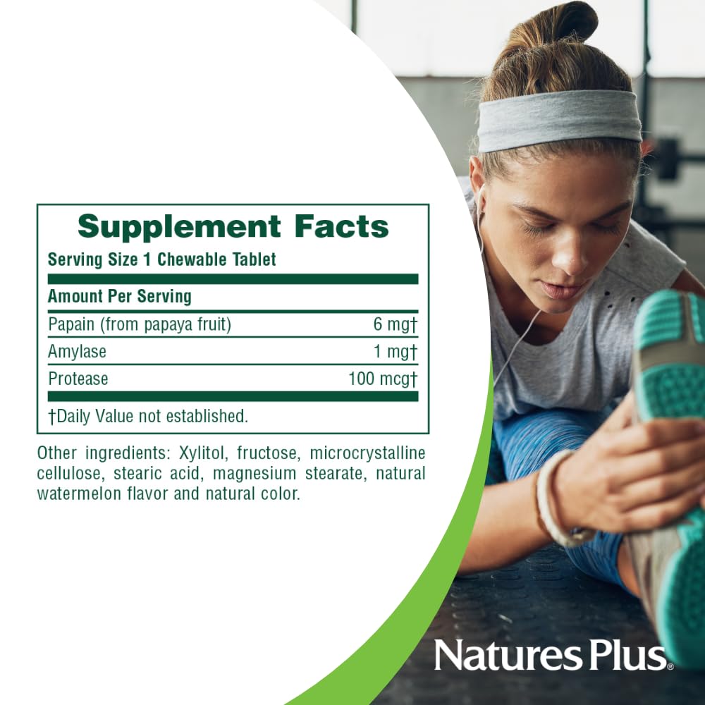 papaya enzyme tablets for digestive support
