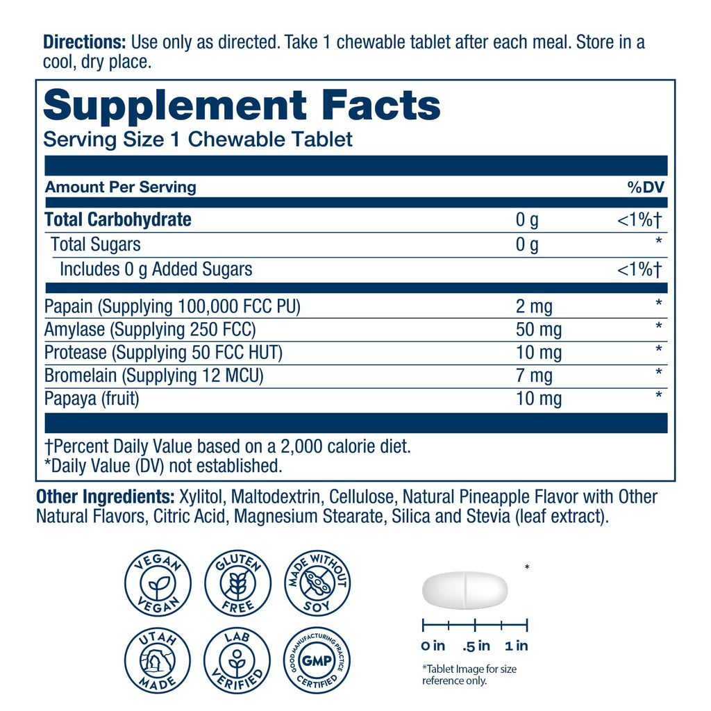 Papaya enzymes for digestive health