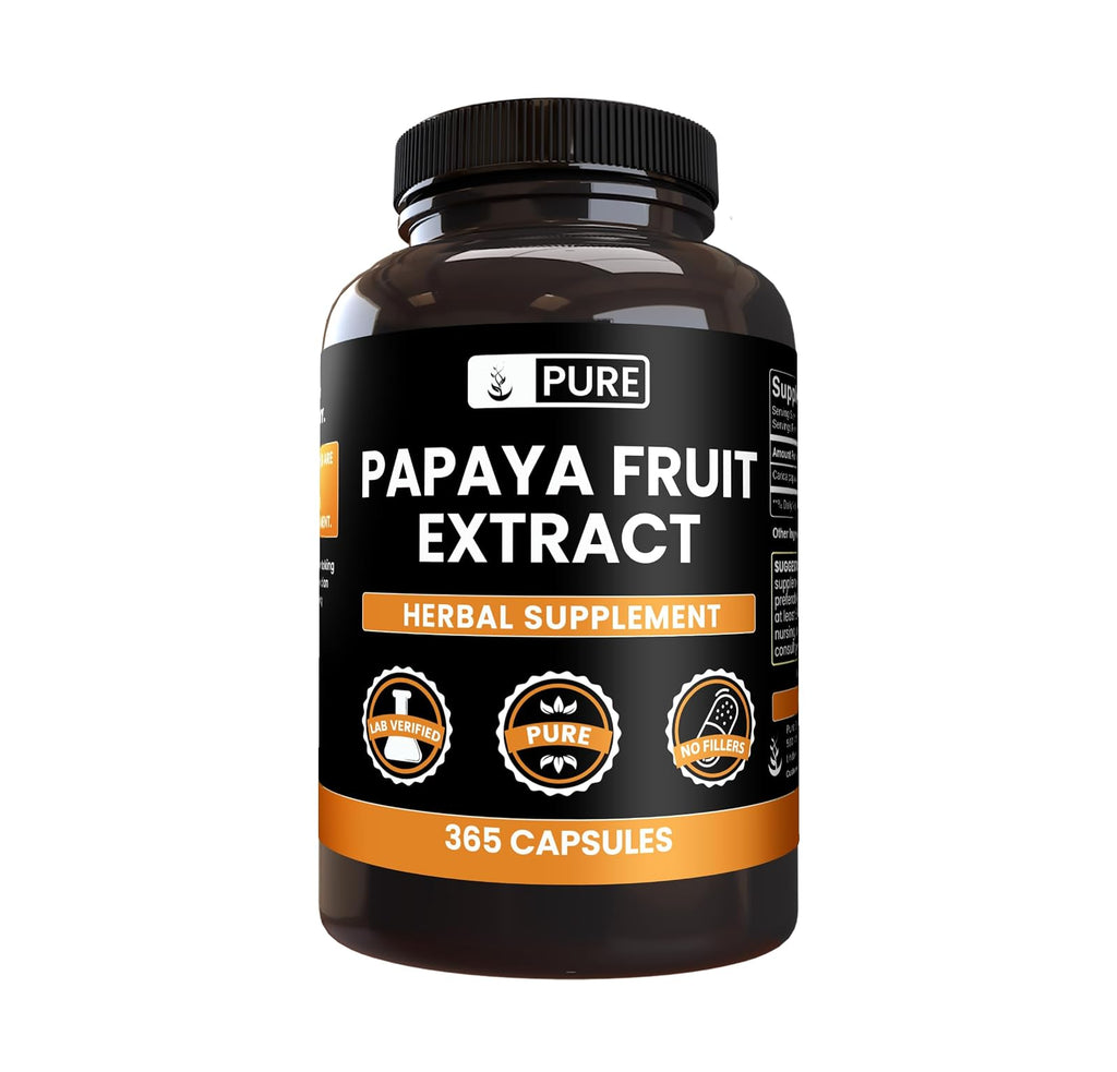 papaya extract vitamin C capsules