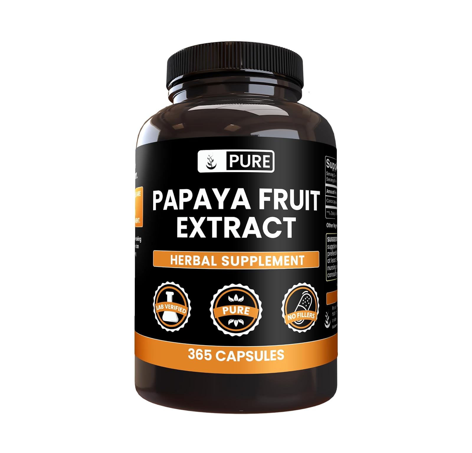 papaya extract vitamin C capsules