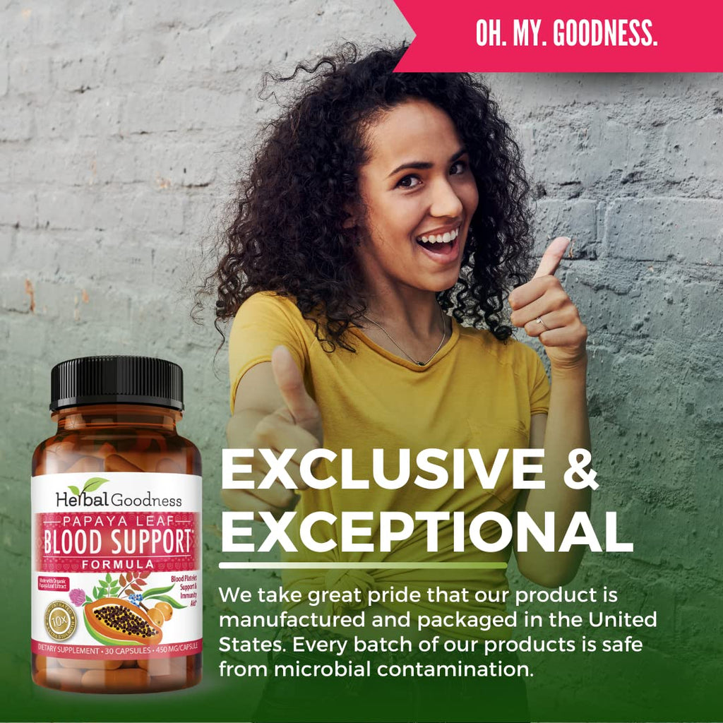 papaya leaf capsules made in USA