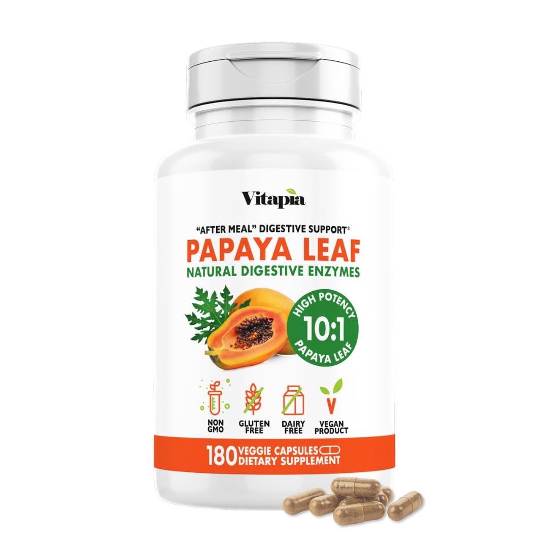 Papaya Leaf digestive enzymes supplement