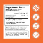 Papaya leaf extract for digestive wellness