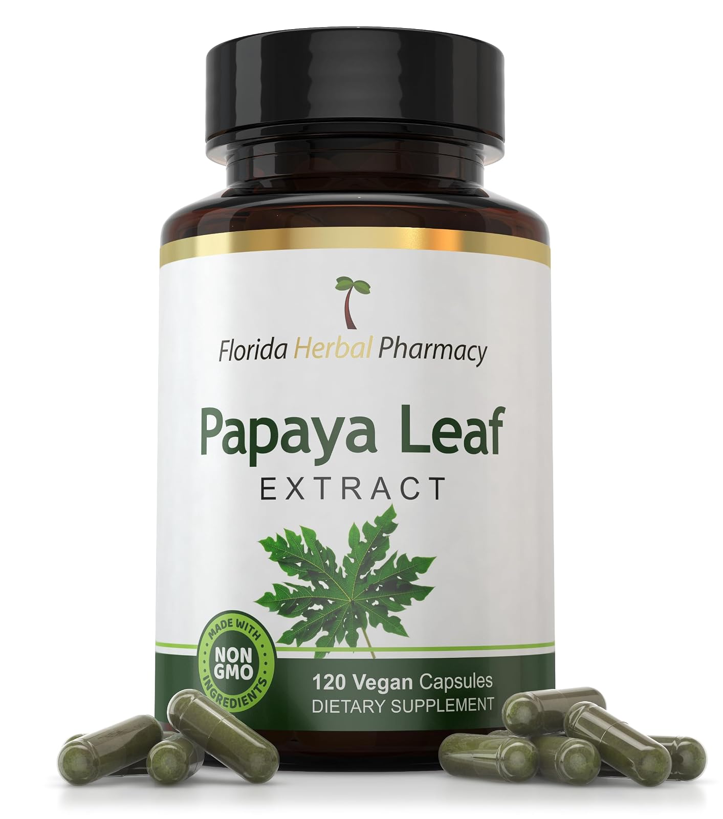Papaya Leaf Extract vitamin A capsules