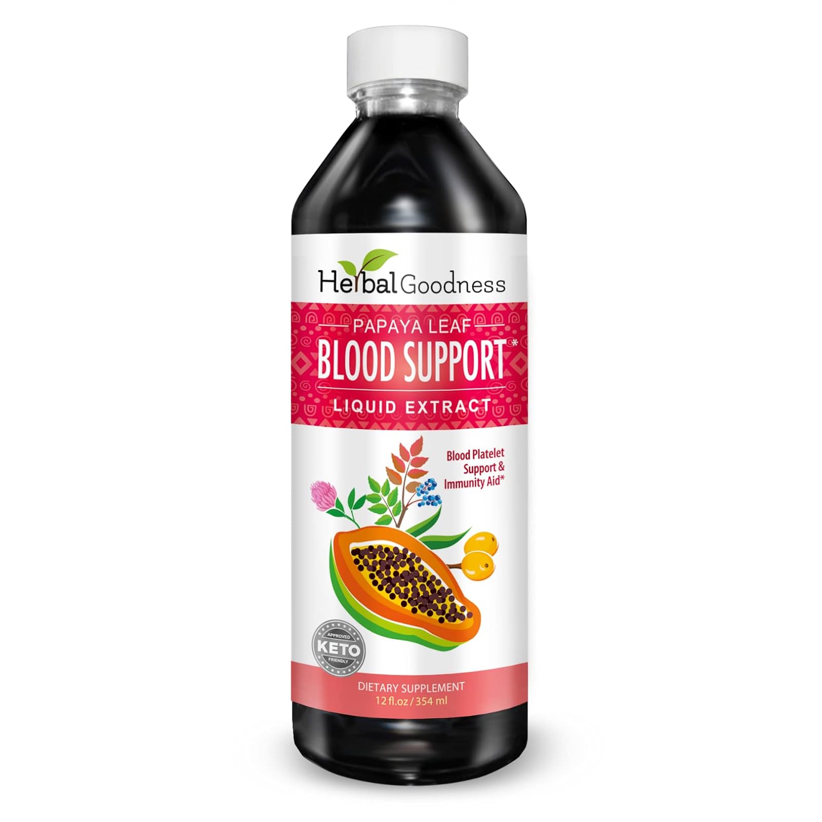 Papaya leaf multivitamin liquid extract