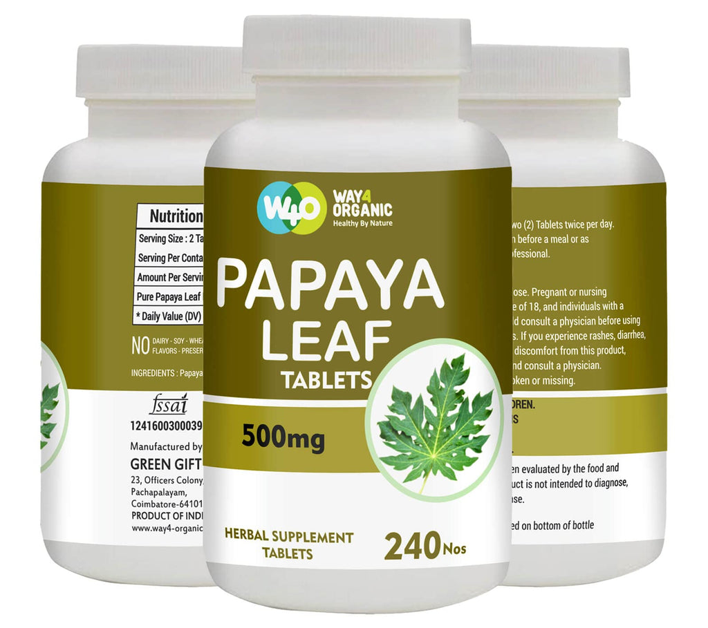 Papaya Leaf multivitamins for energy