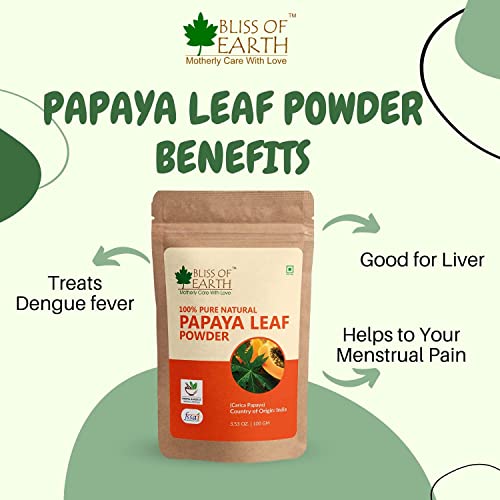 papaya leaf powder for platelet support