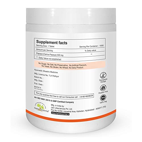 papaya leaf tablets for immune support