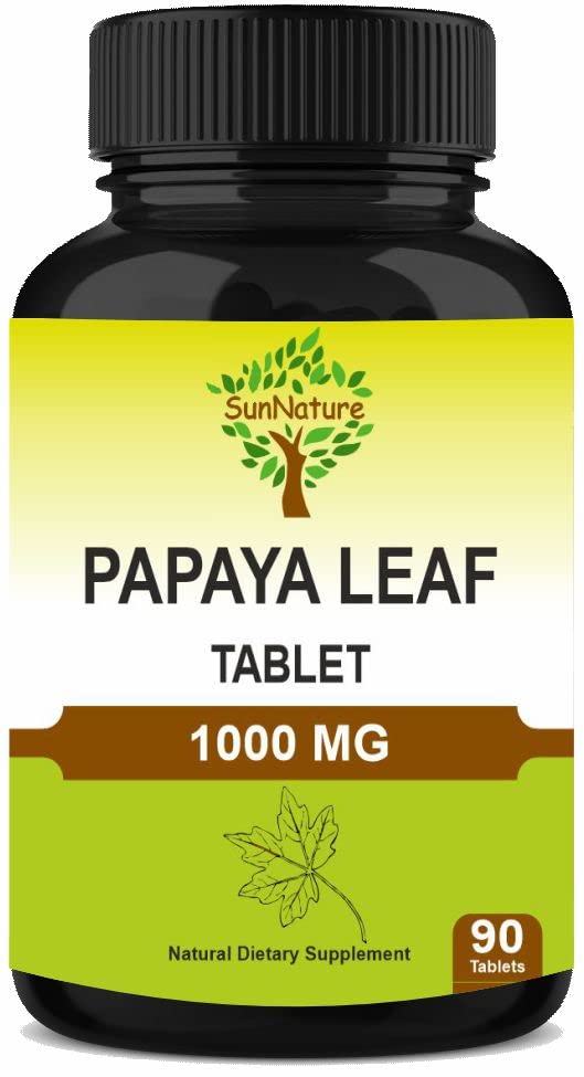 Papaya leaf tablets for immune support