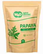 Papaya leaf tea bags for digestion