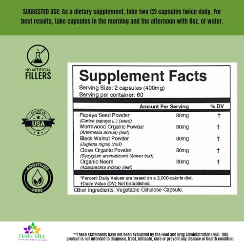 papaya seed capsules for digestion