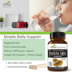 Papaya seeds for immune support