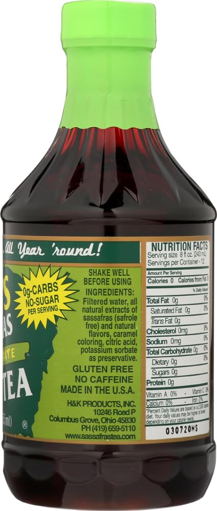 Pappy's Sassafras Tea for relaxation