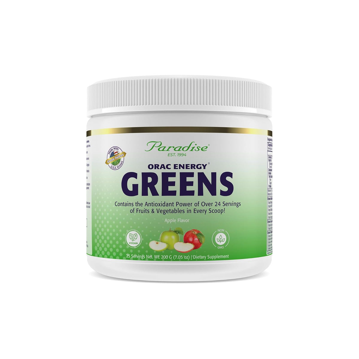 Paradise Herbs Energy Greens powder for vitality