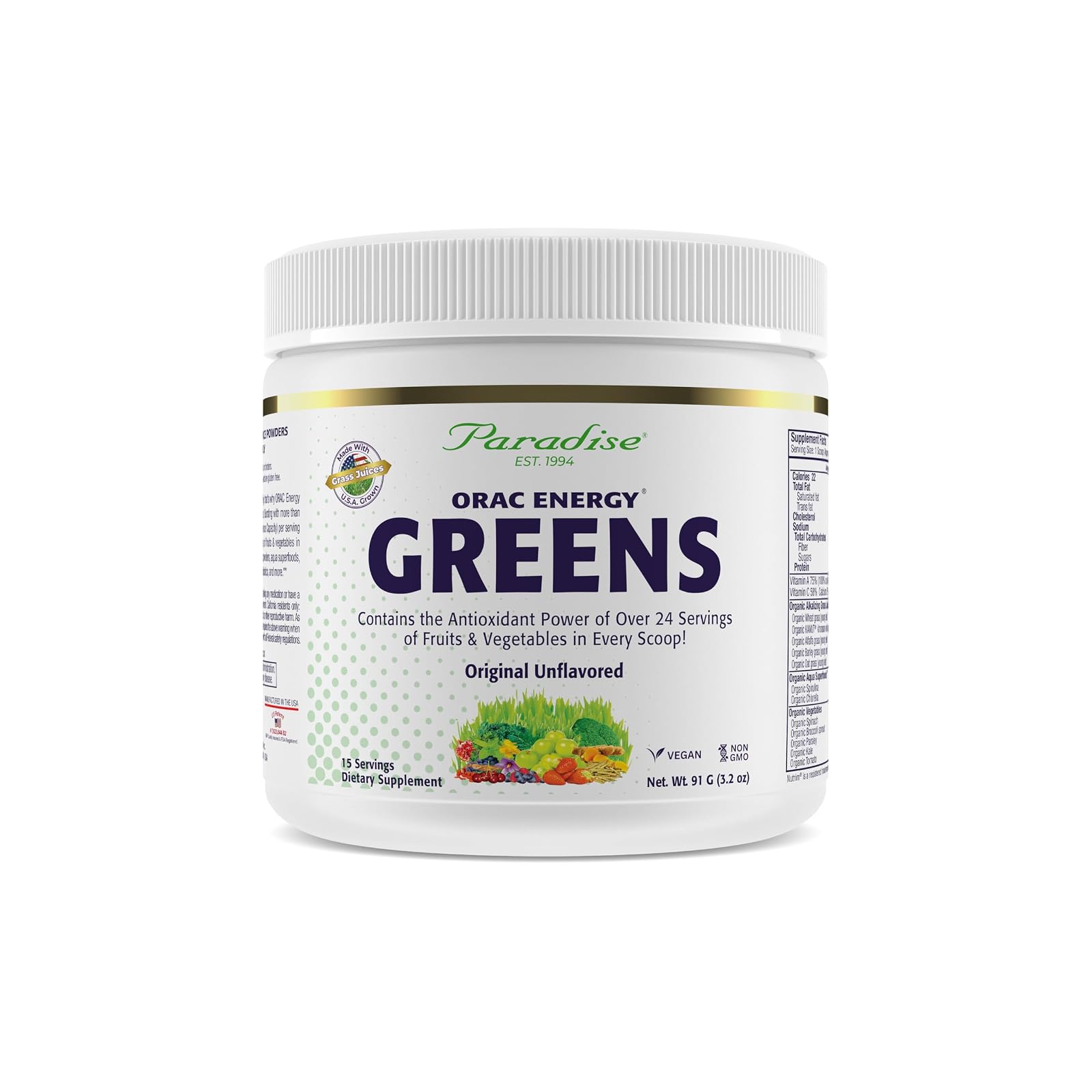 Paradise Herbs multivitamins for energy