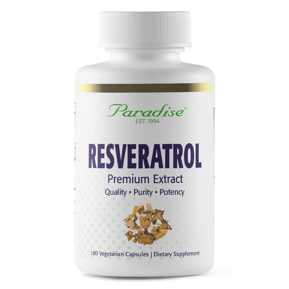 Paradise Herbs Resveratrol 500 mg capsules
