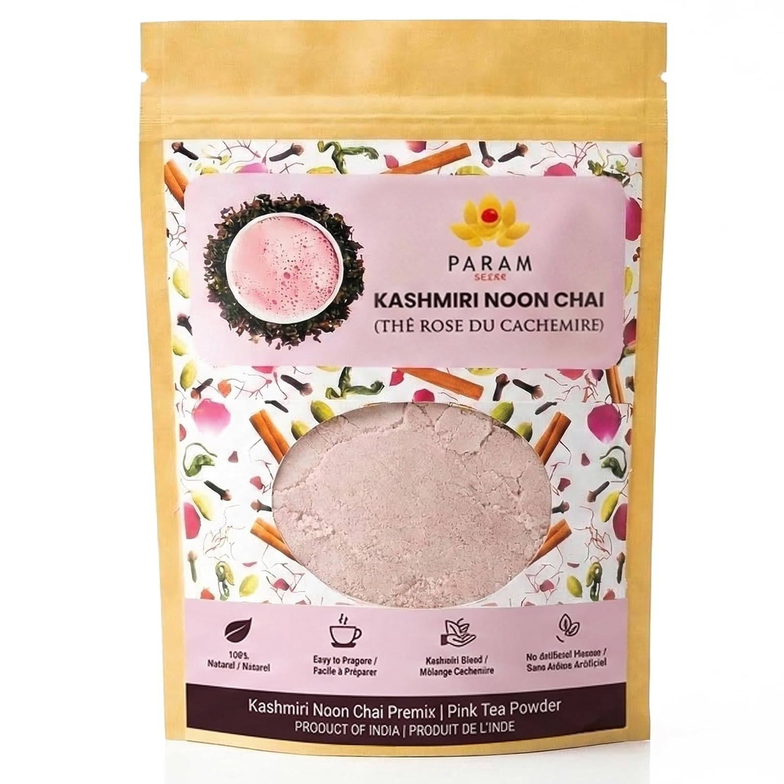 Param Kesar organic noon chai