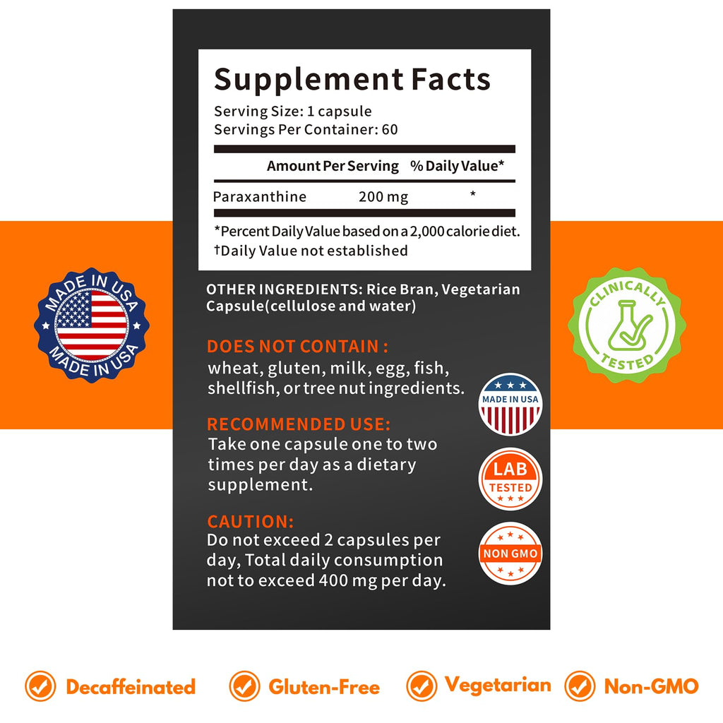 Paraxanthine for improved stamina
