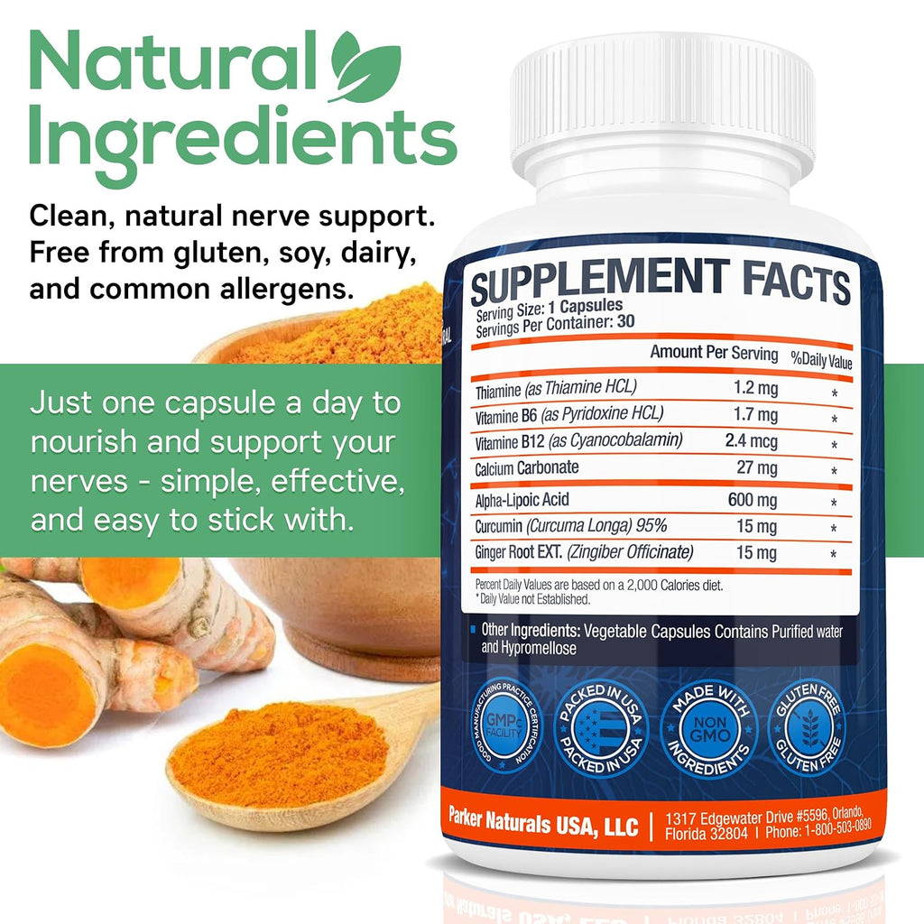 Parker Naturals alpha lipoic acid capsules